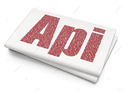 مفهوم البرمجيات Api على خلفية صحيفة فارغة اضغط على قاعدة البيانات Css