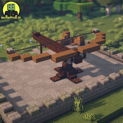 A Simple Ballista Design Minecraftbuilds Minecraft Architecture Amazing Minecraft