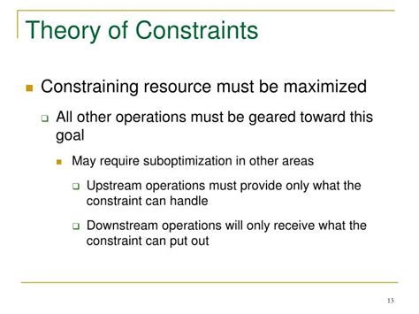 PPT Theory Of Constraints PowerPoint Presentation ID