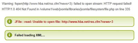 My Rss Fails To Load Community Forum Joomlaworks