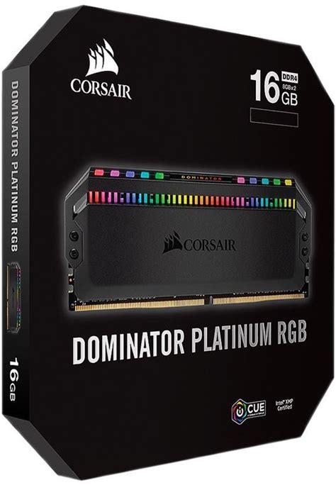 Corsair 16gb2x8 Dominator Platinum Rgb 4000mhz Cl19 Ddr4 Ram