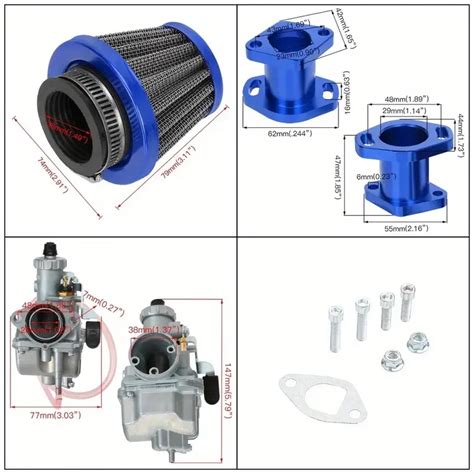 110 150cc Dirt Bike Atv Engine Mikuni Carb Vm22 Carburetor - Temu