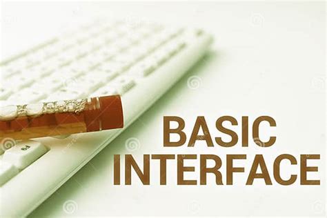 writing displaying text basic interface business showcase boundary across which two independent