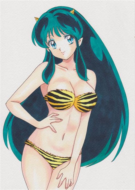 Yahooオークション 同人手描きイラスト うる星やつら ラムちゃん B5