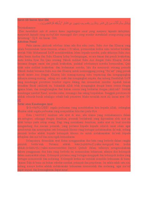 Detail Surat Ali Imran Ayat 104 Koleksi Nomer 29