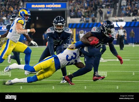 Los Angeles Rams Safety Nick Scott 33 Tackles Tennessee Titans Wide