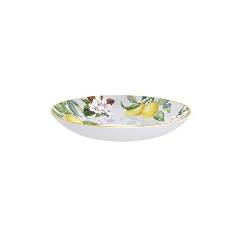 Prato Fundo Tramontina Carmen Em Porcelana Decorada 22 Cm Camicado