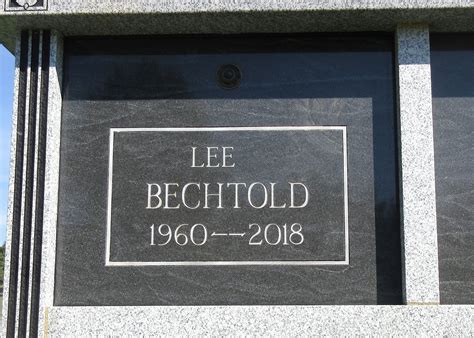 Dr Lee Jonathan Bechtold 1960 2018 Find A Grave Memorial