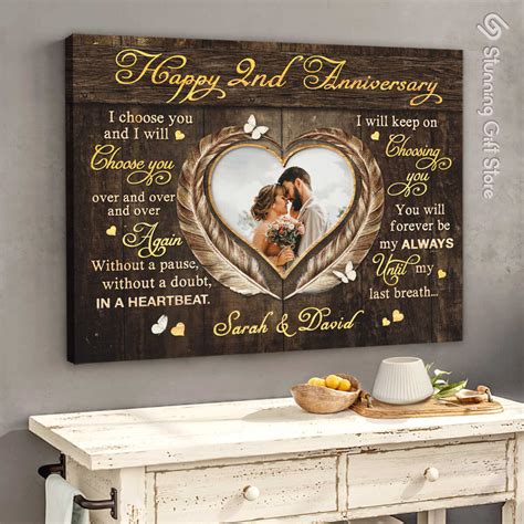 Second Year Wedding Anniversary T 60 Photos