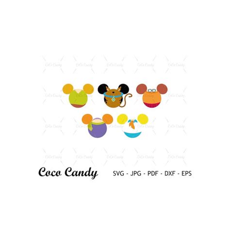 Scooby Dooby Doo Bundle Svg Rikes Svg Mouse Ear Svg Zo Inspire