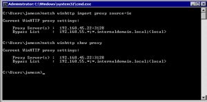 Windows Setting Proxy Configuration From The Command Line Toggen Technology Blog