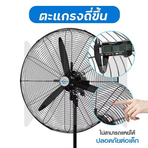 พัดลมอุตสาหกรรม พัดลมติดผนัง พัดลมตัดผนัง พัดลม 202630 นิ้ว ประหยัดไฟ