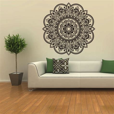 Mandala Flower Indian Bedroom Living Room Wall Stickers Decal Art Mural