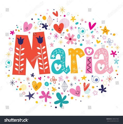 Maria Name Image Images Stock Photos D Objects Vectors Shutterstock