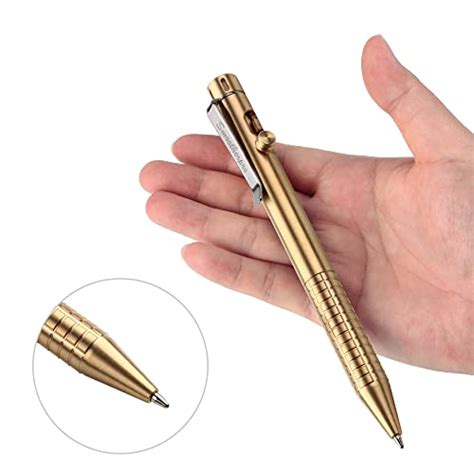 Smootherpro Heavy Weight Solid Brass Bolt Action Pen Compatible With
