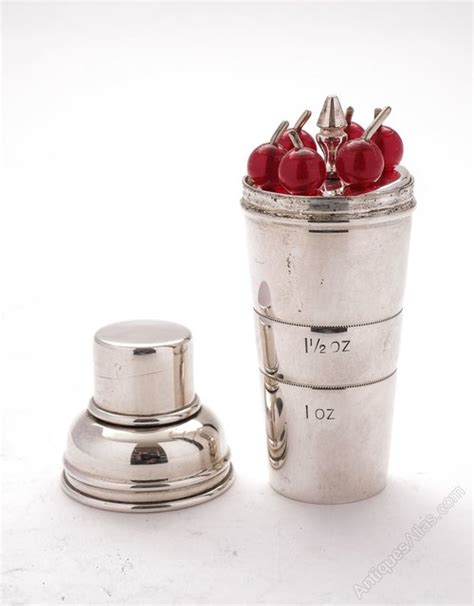 Antiques Atlas Unusual Art Deco Silver Plated Cocktail Sticks