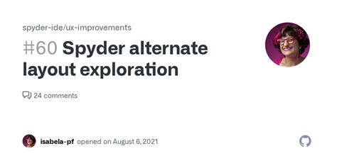 Spyder Alternate Layout Exploration · Issue 60 · Spyder Ideux