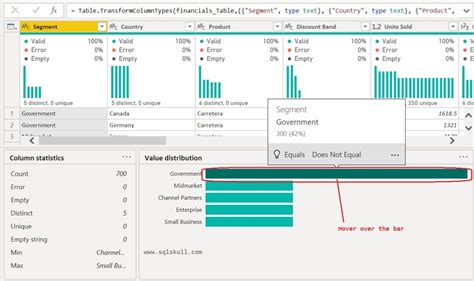 Profile Data In Power Bi Sql Bi Tutorials