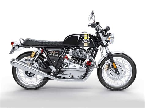 Re Interceptor 650 Improvised With The Continental 650s Fuel Tank