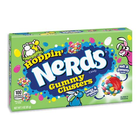 Nerds Hoppin Gummy Clusters Easter Themed Candy 3 Oz Delivery Or