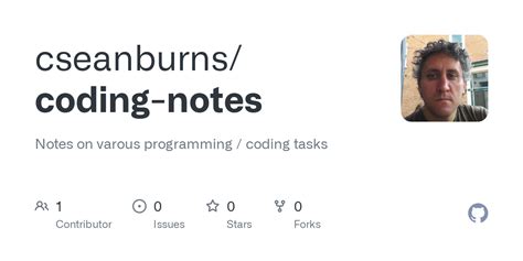 Github Cseanburnscoding Notes Notes On Varous Programming Coding