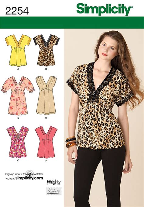 Simplicity Top Patterns Saiemajennah