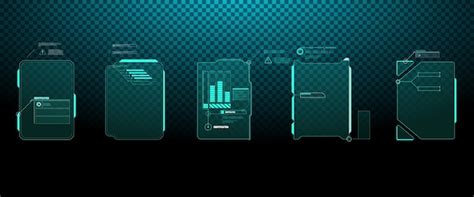 Элементы интерфейса Hud Ui Gui набор заголовков выноски