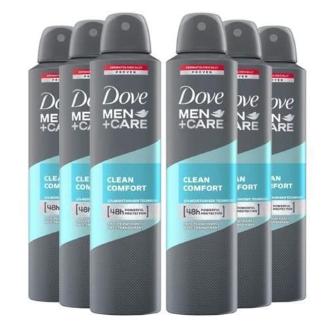 Dove Mencare Anti Perspirant Deodorant Spray Clean Comfort 48h 6 X