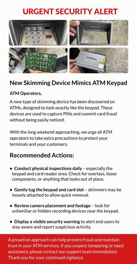 Security Alert New Skimming Device Mimics Atm Keypad May 22 2025