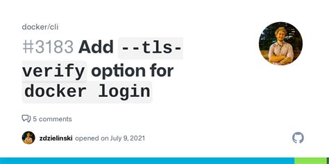 Add ` Tls Verify` Option For `docker Login` · Issue 3183 · Dockercli