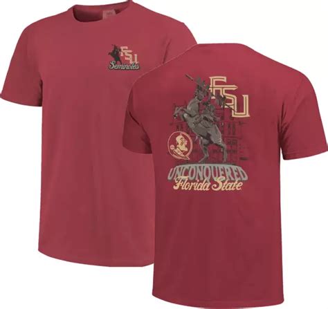 Image One Adult Florida State Seminoles Garnet Unconquered T Shirt