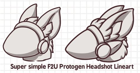 Ftu Protogen Simple Headshots By Nillypeltown On Deviantart