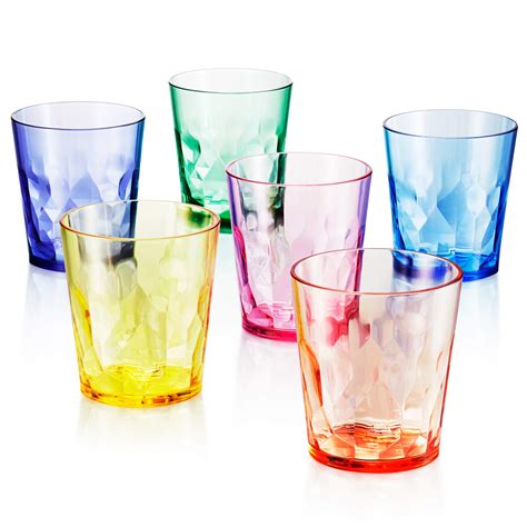 13 Oz Unbreakable Premium Drinking Glasses Set Of 6 Tritan Plastic Cups 641945603491 Ebay