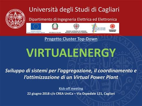 Progetto Cluster Top Down Virtualenergy Ppt