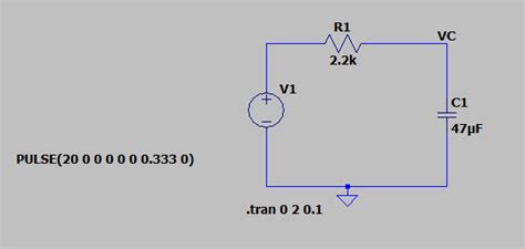 Simulation LTSpice How Do We Simulate Pulses In RC Circuits Electrical Engineering Stack