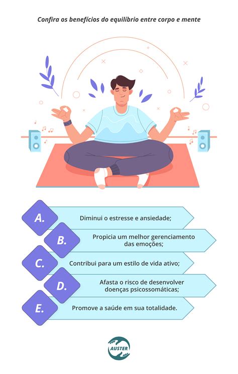 Auster Corpo e Mente o equilíbrio é importante