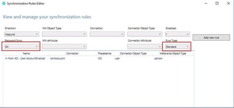 configure selective password synchronization with aadconnect