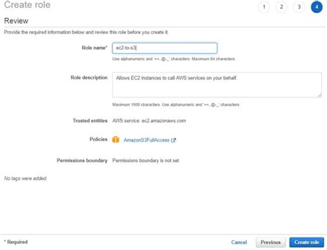 How To Create An Iam Role And Attach It To The Ec2 Instance Aws Bytes