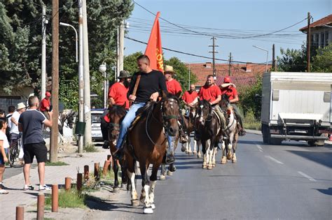 Традиционален пречек на коњаницата „Илинденски марш 2023“ Општина Петровец