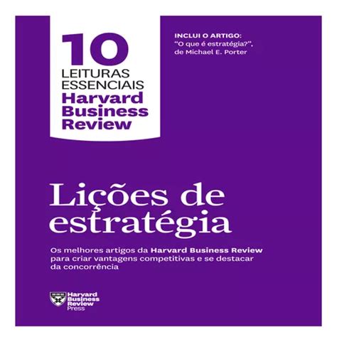 Livro Lições De Estratégia 10 Leituras Essenciais Hbr Mercadolivre