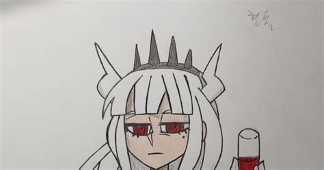 Helltaker Helltaker 루시퍼 손그림 모작 현돌のイラスト Pixiv