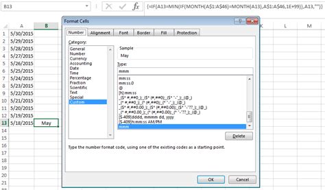 Excel How To Find The First Date Of The Month For A Set Of Data In Vba Stack Overflow