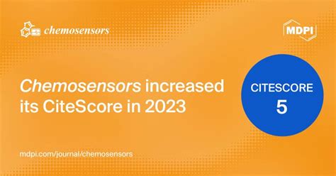 Chemosensors Mdpi On Linkedin Citescore Openaccess Chemosensors Mdpi