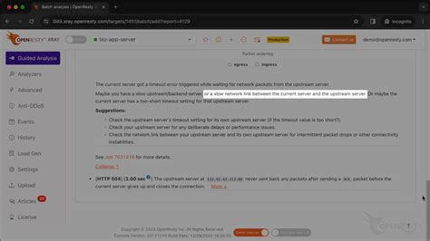How To Diagnose 504 Timeout Errors Using Openresty Xray Openresty Official Blog