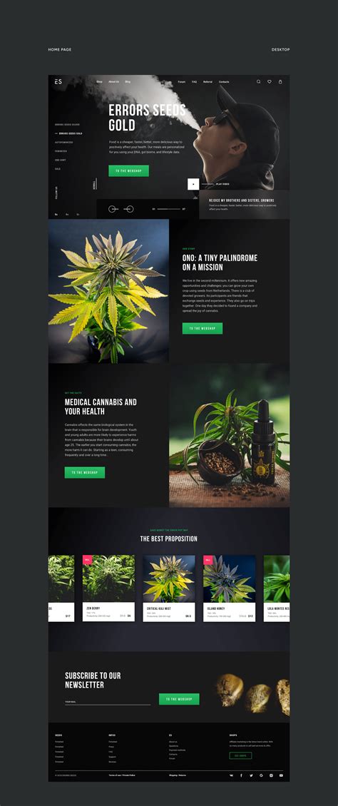 Errors Seeds Ecommerce Website Behance