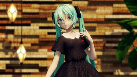 [mmd] Patchwork Staccato [yyb Black Dress Miku] By Alyssathemax On