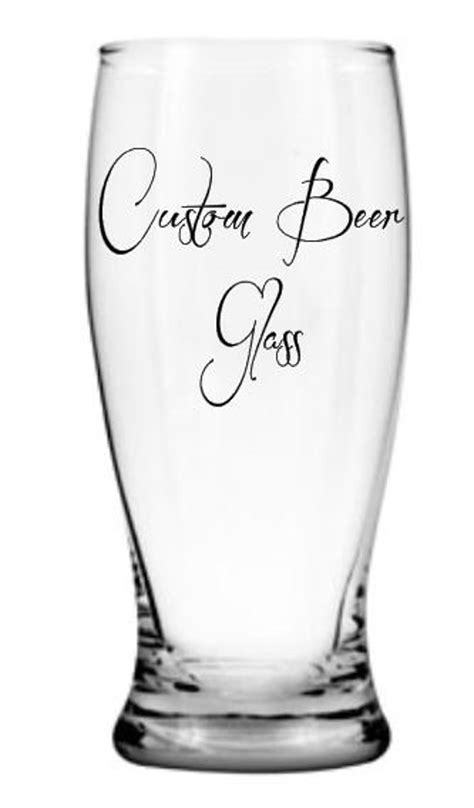 Customize Your Own Beer Mugglass Etsy Italia