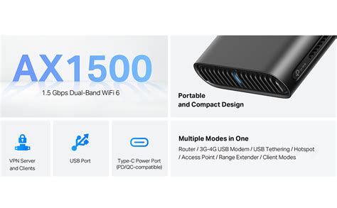 Tp Link Ultra Portable Wi Fi Ax Dual Band Travel Router Tl Wr X Easy Public Wi Fi