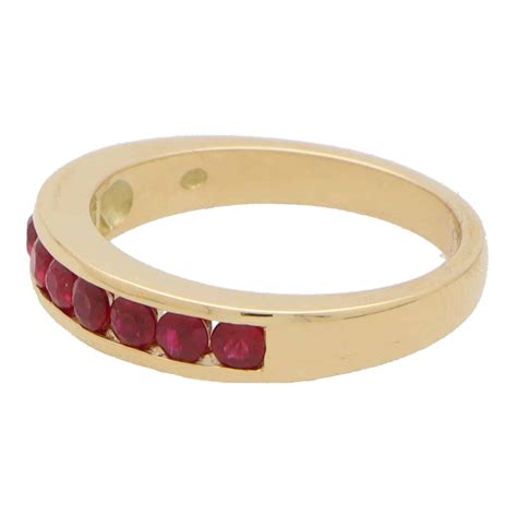 Ruby Half Eternity Ring At Susannah Lovis Jewellers