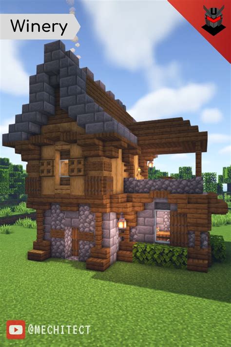 Minecraft Medieval Winery Minecraft House Tutorials Minecraft Houses